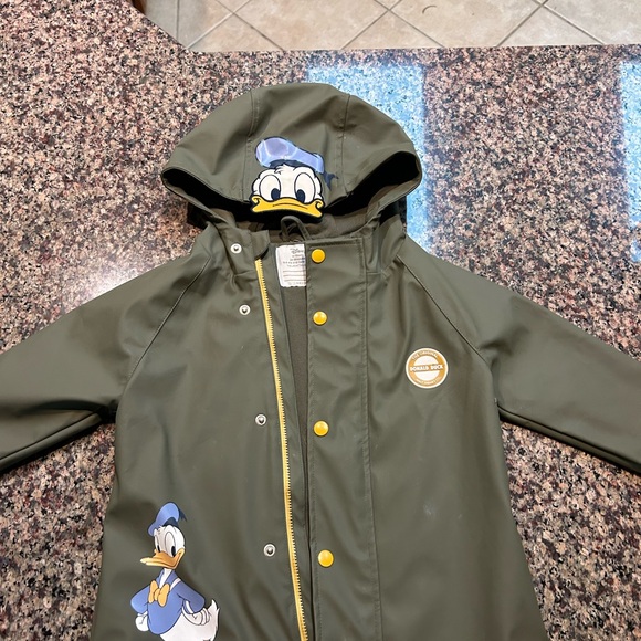 Primark | Jackets & Coats | Primark Green Donald Duck Raincoat For Kids ...